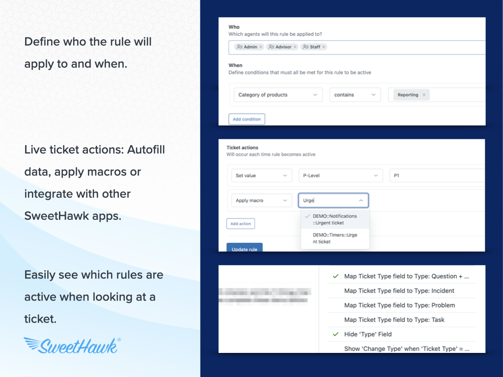 Field Rules App Integration with Zendesk Support
